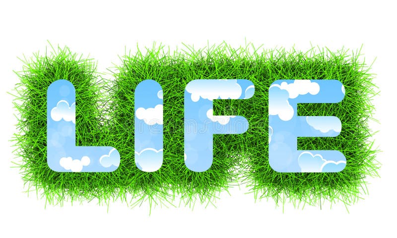 Life title stock illustration. Illustration of positive - 51888284