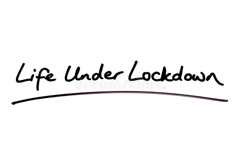 Life Under Lockdown stock illustration. Illustration of life - 182054383