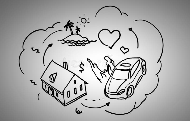 Life Goal Doodle Stock Illustrations – 254 Life Goal Doodle Stock ...