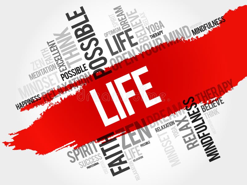 Life word cloud stock illustration. Illustration of plan - 199239781