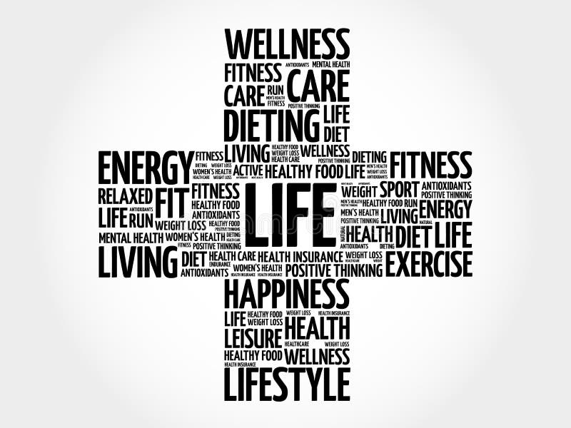 LIFE word cloud stock illustration. Illustration of countryside - 199262932