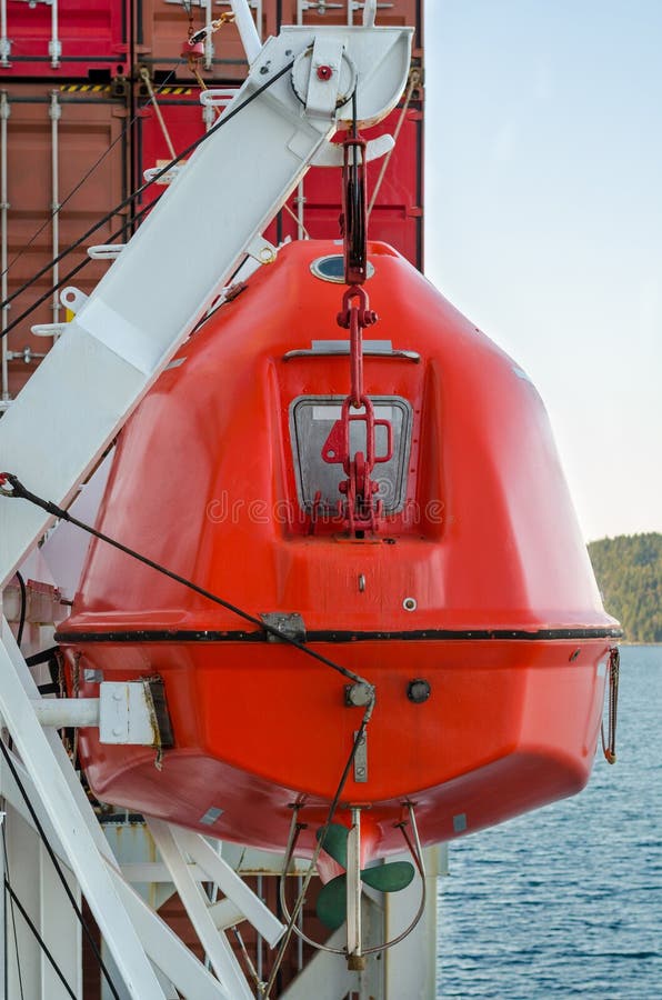Lifeboat stock image. Image of container, ocean, vessel - 51133309