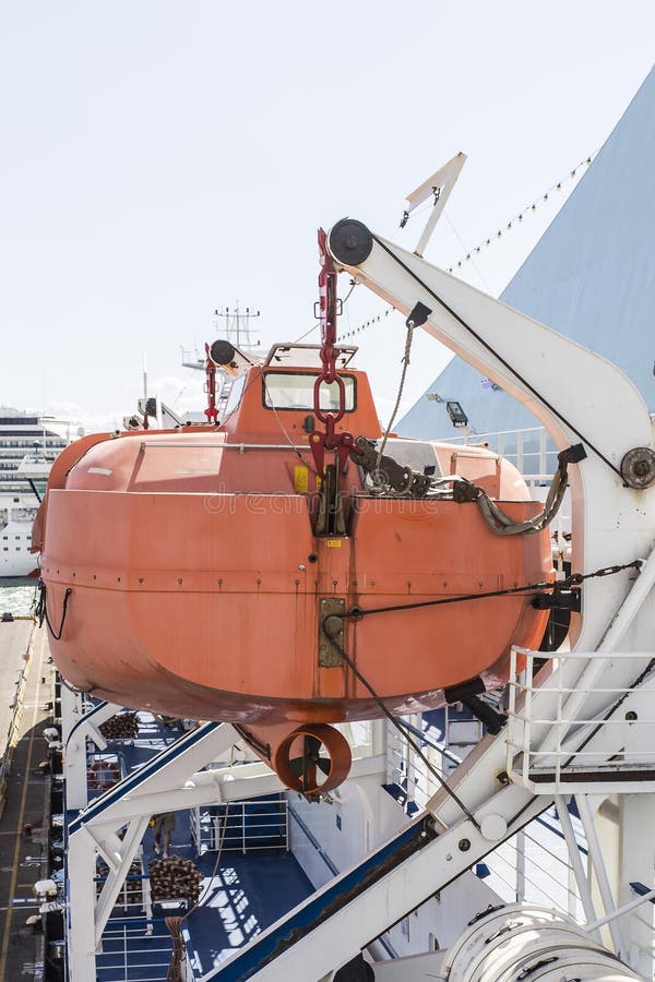 Lifeboat stock photo. Image of orange, swimming, lifeboat - 45056118
