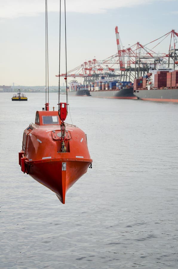 Lifeboat stock image. Image of container, ocean, vessel - 51133309