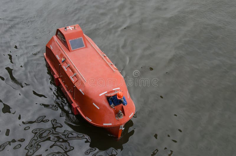 Cruise Ship Lifeboat Drill stock photo. Image of person - 21341960