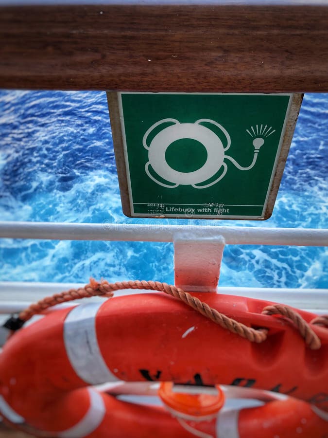 Lifebuoy stock image. Image of ship, lifebuoy, cruise - 159997383