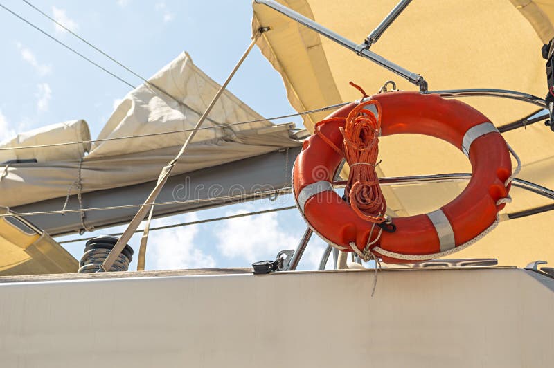 Lifebuoy stock image. Image of orange, equipment, safety - 54807269