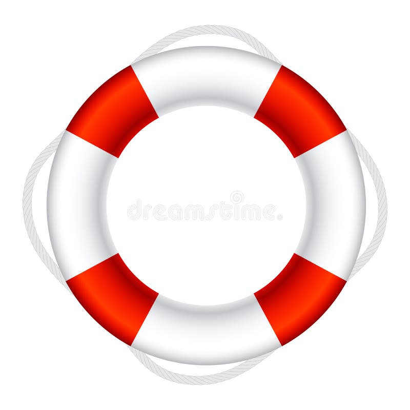 Lifebuoy Sign Symbol Vector Illustration Stock Vector - Illustration of ...