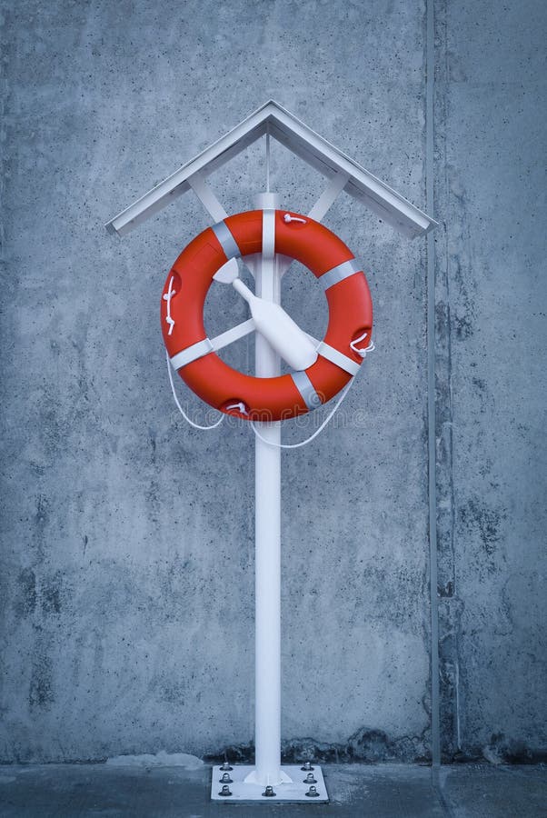 Lifebuoy stock photo. Image of port, standard, round - 285438044