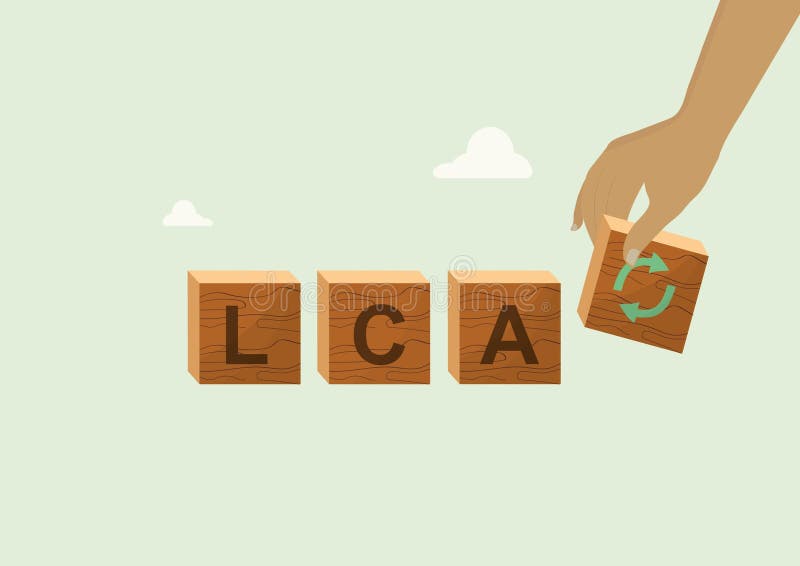 LCA Life Cycle Assessment Environmental Analysis Concept. Stock ...
