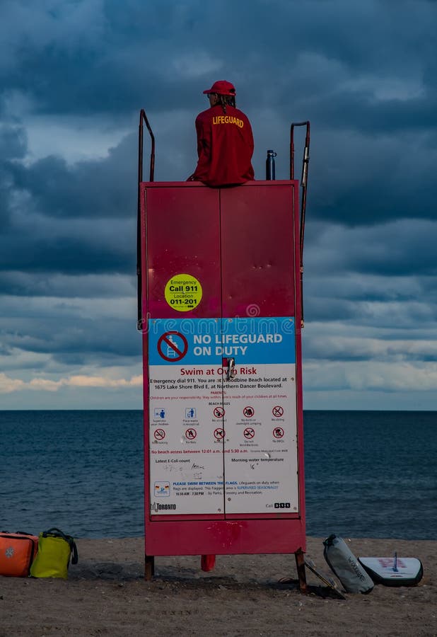 Lifegard on Duty stock photo. Image of evening, summers - 227124774