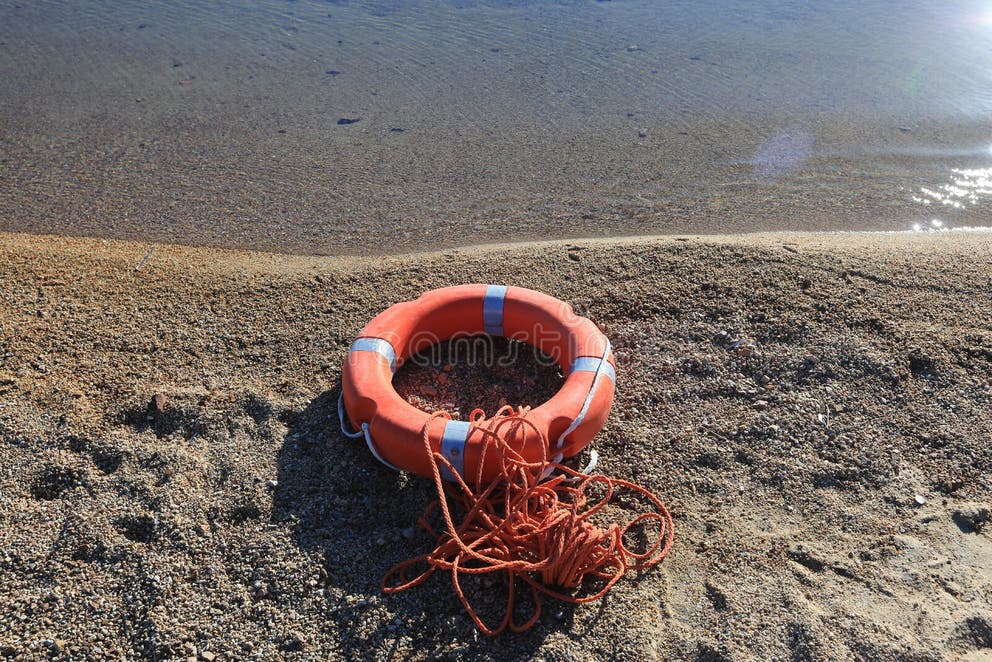 Lifeguard buoy stock photo. Image of summer, lifeguard - 75668746