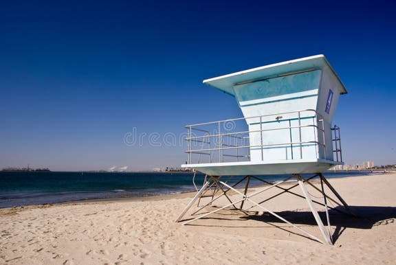 Lifeguard cabin stock photo. Image of life, outdoors, california - 6735094