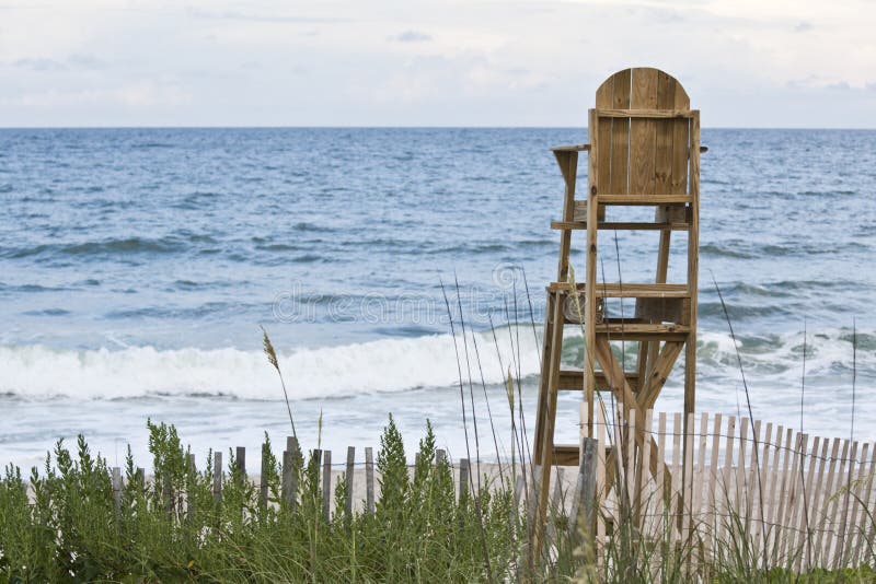 Lifeguard Tower stock photo. Image of chairs, bench, getaway - 6212320
