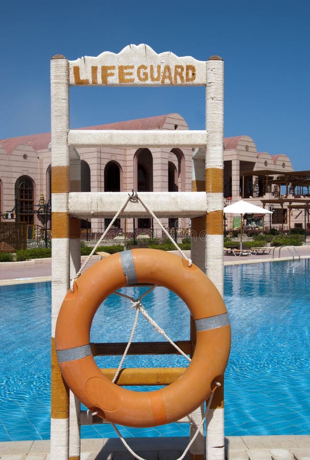 Lifeguard chair stock image. Image of protection, blue - 13182799