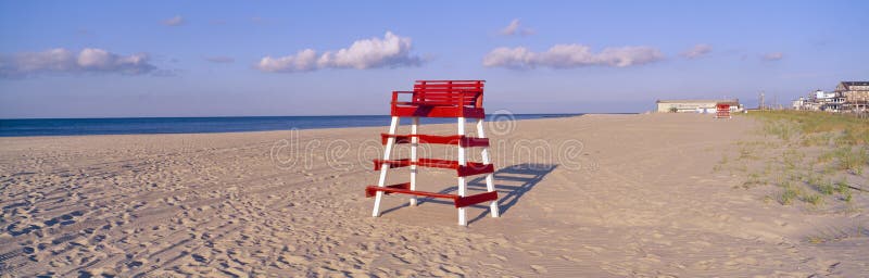Lifeguard Chair stock image. Image of dune, beach, outdoors - 10605735
