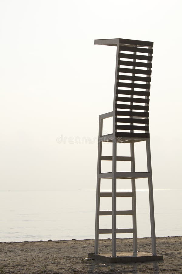 Lifeguard chair stock photo. Image of tower, security - 58927184