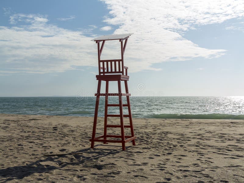 Lifeguard chair stock photo. Image of life, nature, beach - 69159276