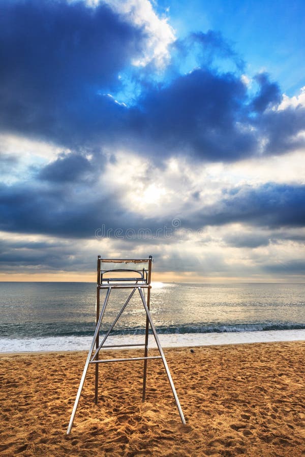A lifeguard chair stock image. Image of island, idyllic - 41386185
