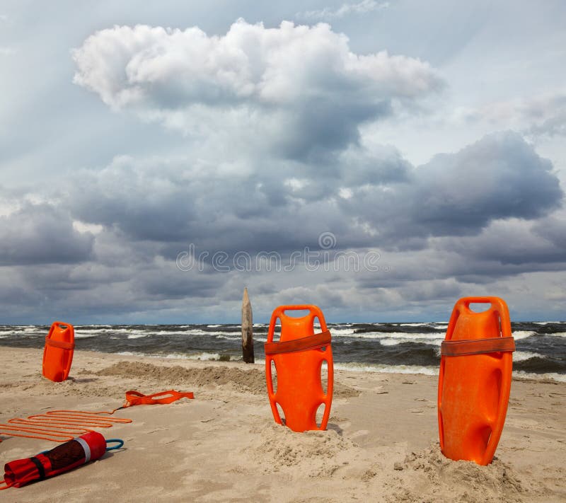 Lifeguard equipment stock photo. Image of copy, guard - 20144208