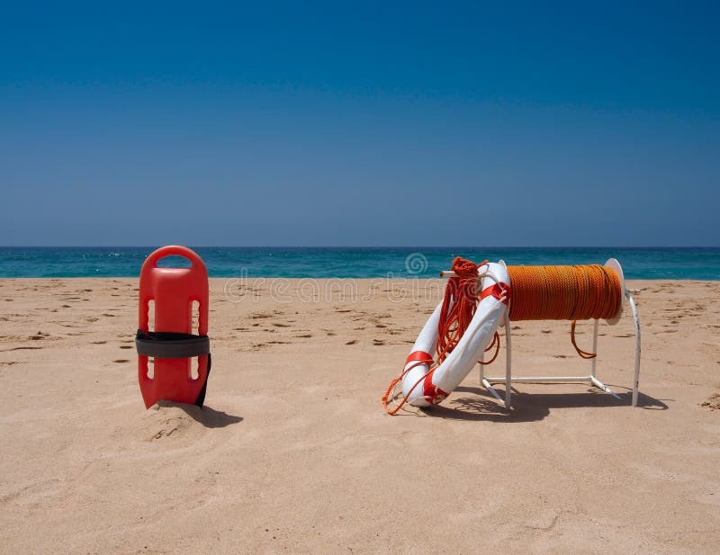 Lifeguard equipment stock photo. Image of equipment, orange - 56129888