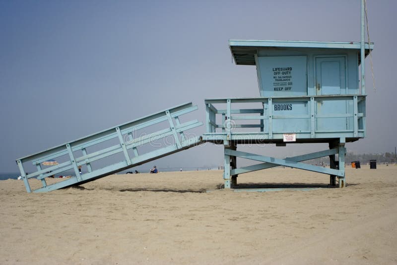 Lifeguard house stock image. Image of ocean, sand, buildings - 6575493