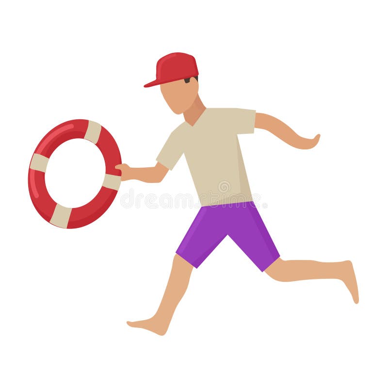 Lifeguard Icon Clipart Logotype Isolated Vector Illustration Stock ...