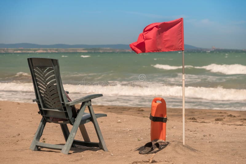 Lifeguard Post on Sea Shore Stock Image - Image of sand, recreational ...