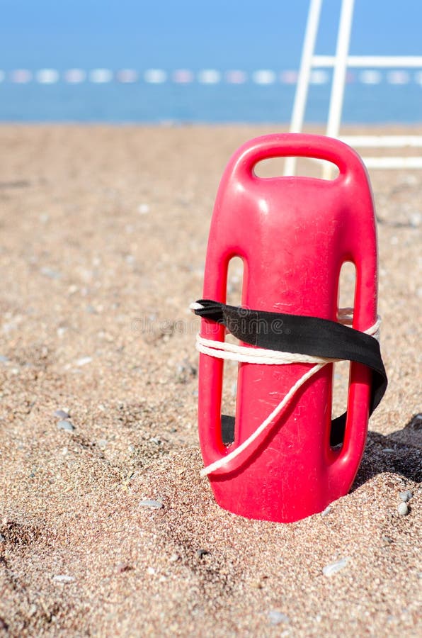 Lifeguard rescue can stock image. Image of safety, beach - 41213121