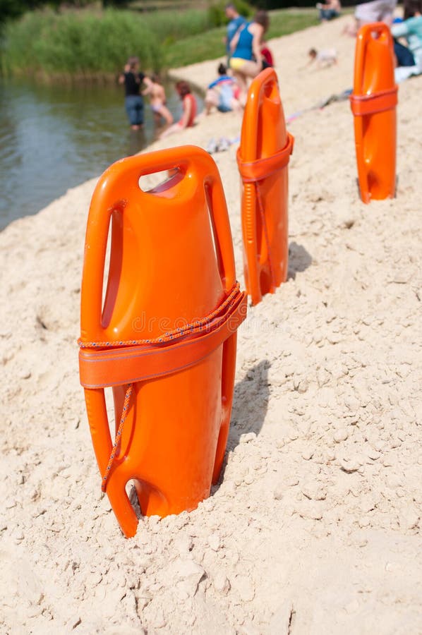 Lifeguard Beach Rescue Equipment Stock Image - Image of buoyancy ...