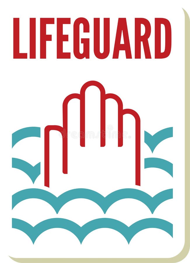 Lifeguard sign stock vector. Illustration of life, fingers - 31781596