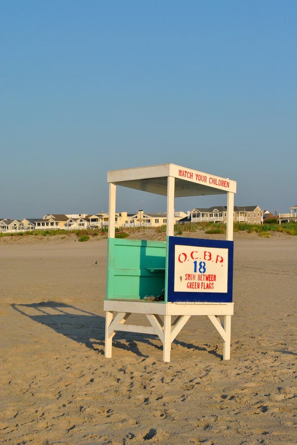 Lifeguard Stand stock photo. Image of boardwalk, seaside - 20820884