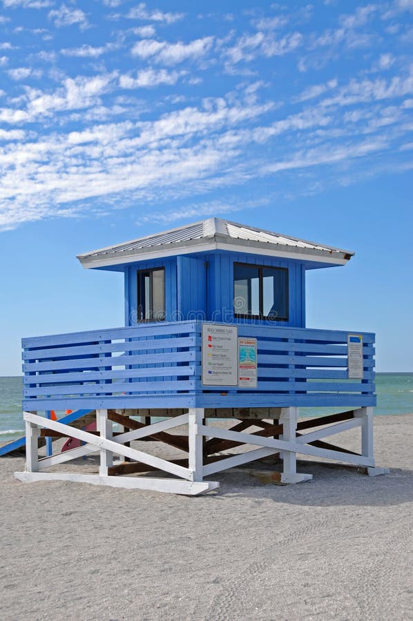 Life Guard Stand stock photo. Image of ocean, guard, observation - 24447466