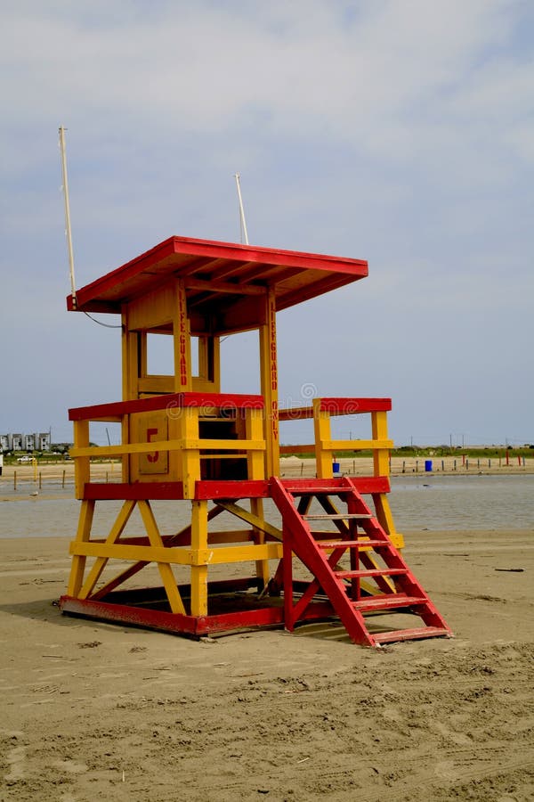 Lifeguard Station stock image. Image of lifeguard, sand - 25855671