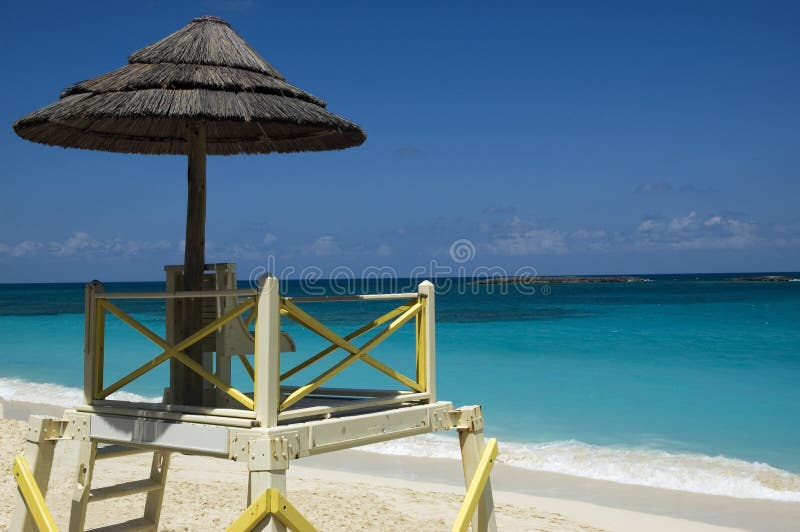 Lifeguard tower stock image. Image of scenery, lifesaving - 10336671