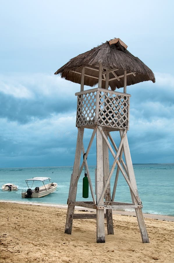 Lifeguard tower stock image. Image of scenery, observe - 11493009
