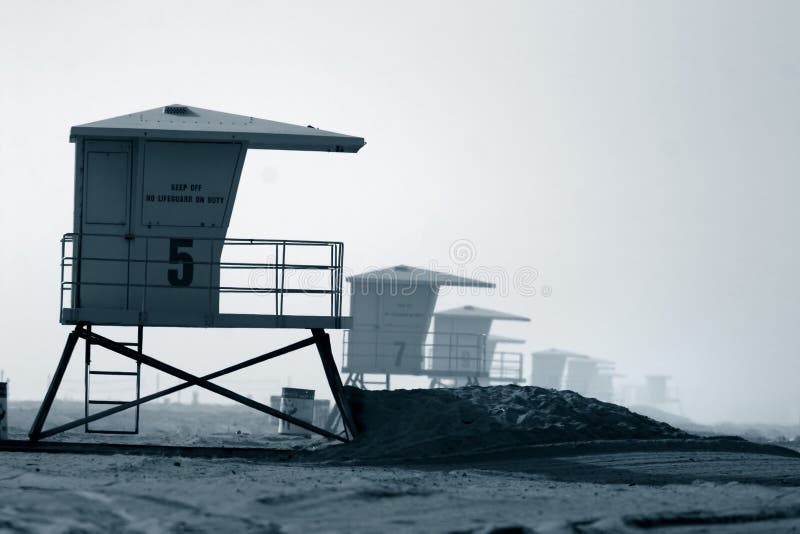 Lifeguard house stock image. Image of ocean, sand, buildings - 6575493