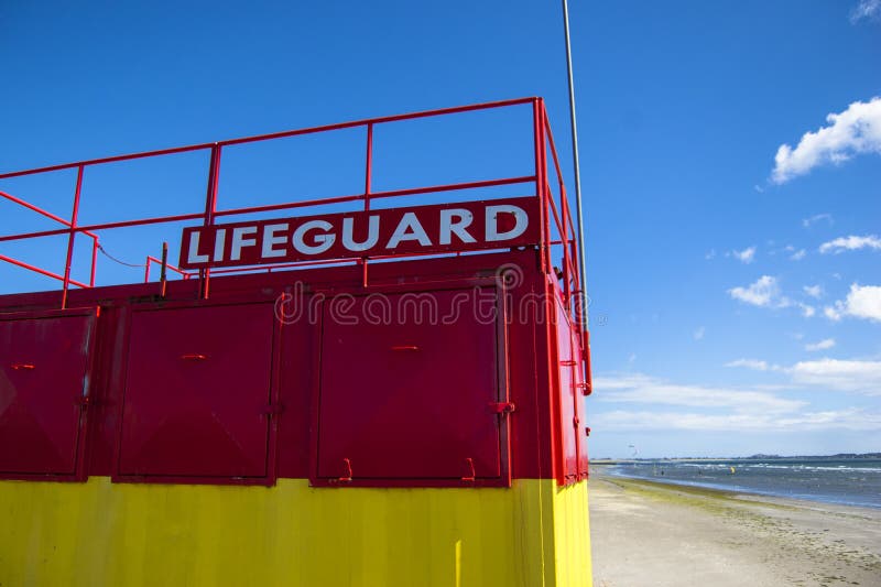 Lifeguard tower stock image. Image of guard, shore, lifeguard - 33791501