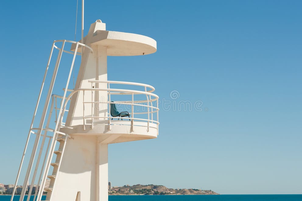 Lifeguard watchtower stock photo. Image of beach, lifesaver - 22934592