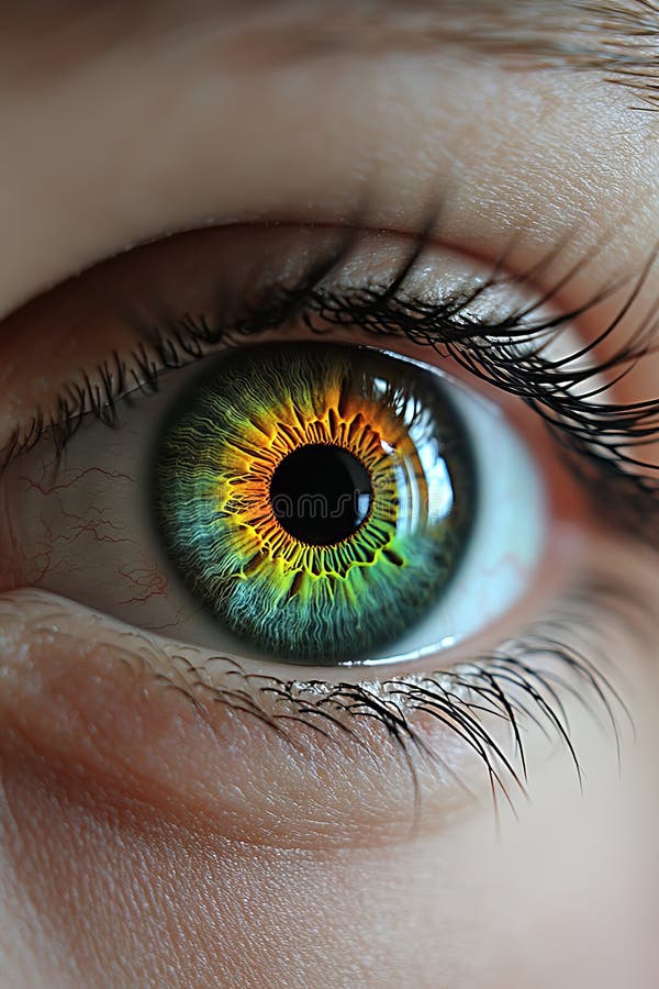 A Lifelike Representation of an Eye, Its Translucent Iris Capturing ...