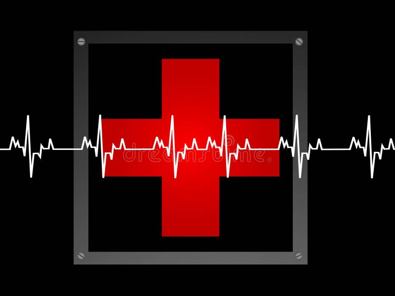 Medical lifeline stock illustration. Illustration of heart - 27717556