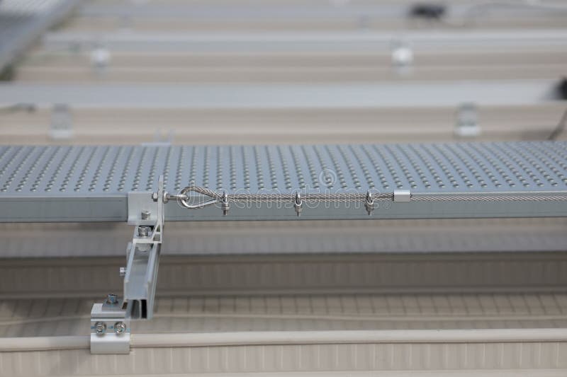 Horizontal Lifeline Fall Protection System with Inox Stainless Cable on ...