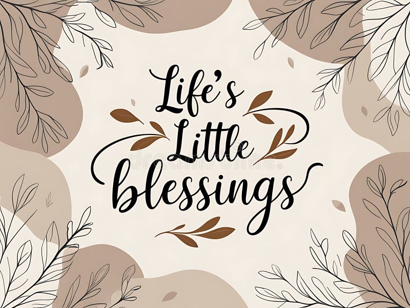 Lifes Little Blessings Stock Illustrations – 3 Lifes Little Blessings ...