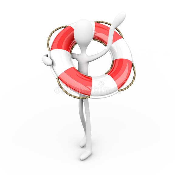 Lifesaver stock illustration. Illustration of cartoon - 20321572