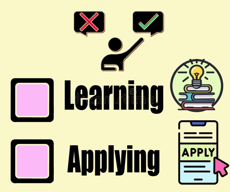 Lifestyle Decision Test between Learning and Applying Illustration ...