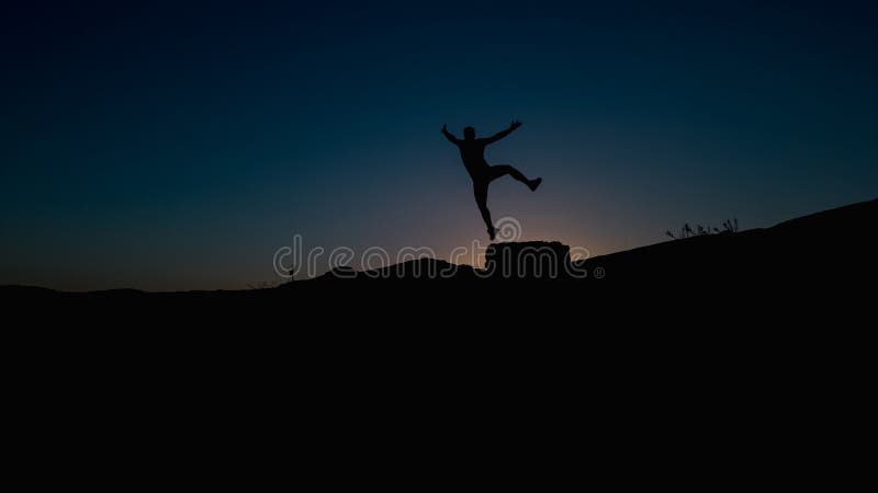 Lifestyle and Dynamic Movements of a Crazy Person Stock Image - Image ...
