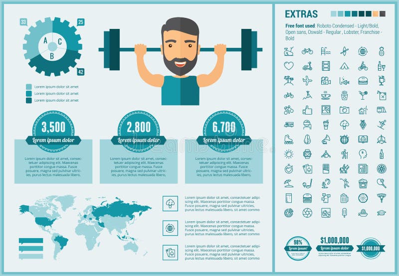 How To Obtain Good Health and Welfare Infographic Template Stock Vector ...