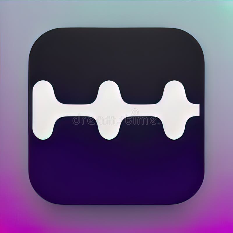 Lifestyle Simulation Software App Icon. Generative AI. Stock ...