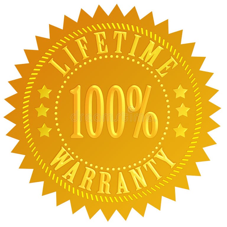 Lifetime Warranty Seal Stock Illustrations – 4,375 Lifetime Warranty ...