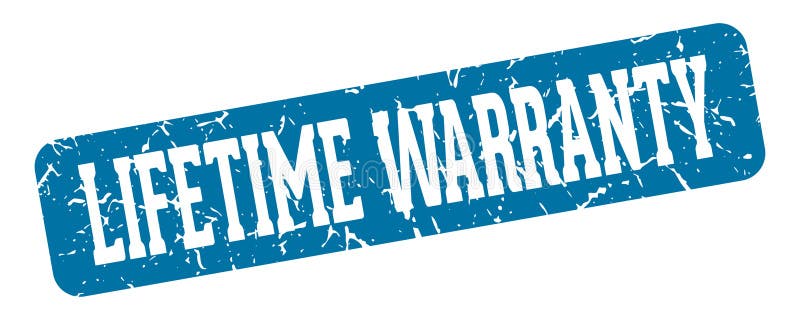 Lifetime Warranty Rectangular Sign. Lifetime Warranty Stamp Stock ...
